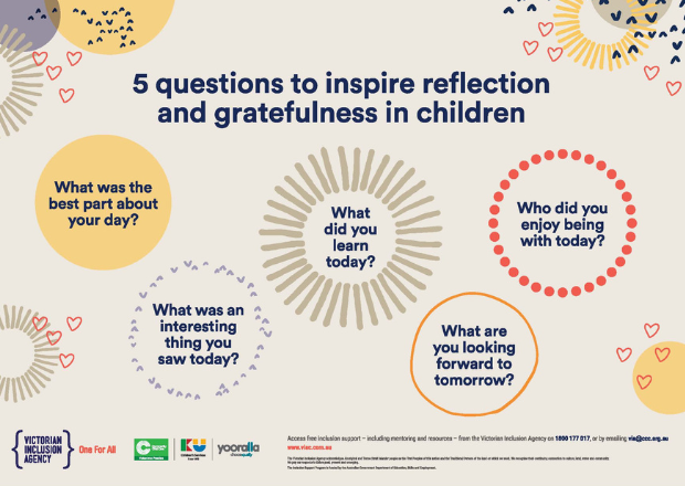 5 Questions to inspire reflection and gratefulness in children ... 5 Questions to inspire reflection and gratefulness in children ...